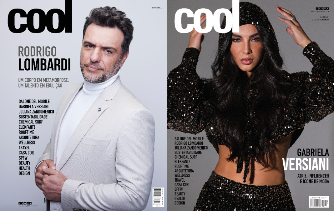 Revista Cool Magazine #128- Capas: Rodrigo Lombardi e Gabriela Versiani ...